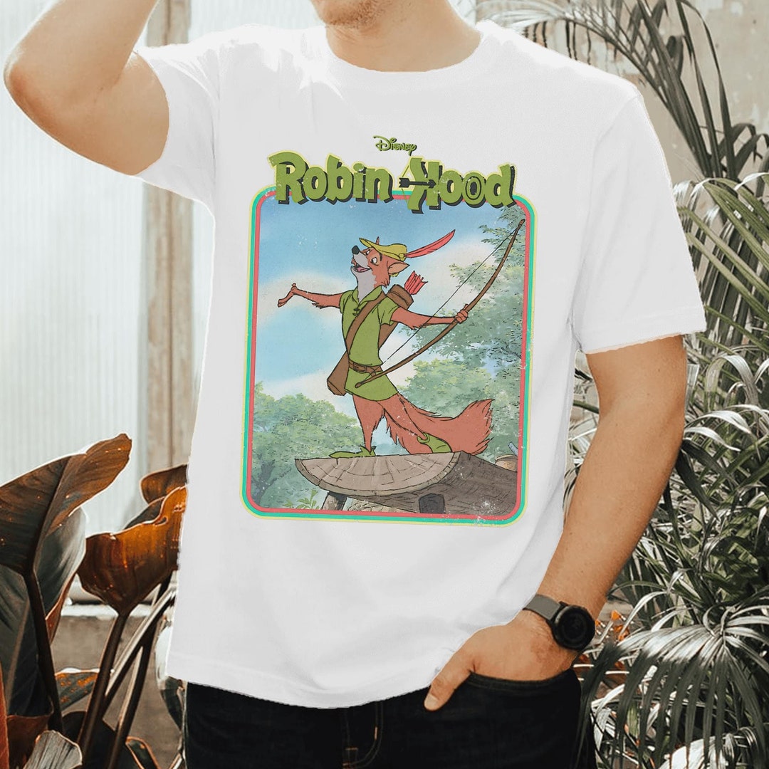 Retro Disney Robin Hood Shirt, Disney Vintage Robin Hood Hero T-shirt ...