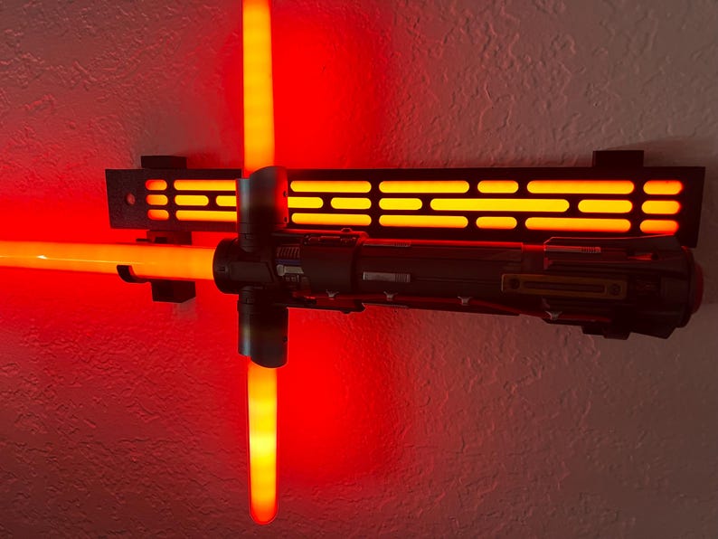 Lightsaber Offset Wall Mount Various Colors LED Wireless Motion ...