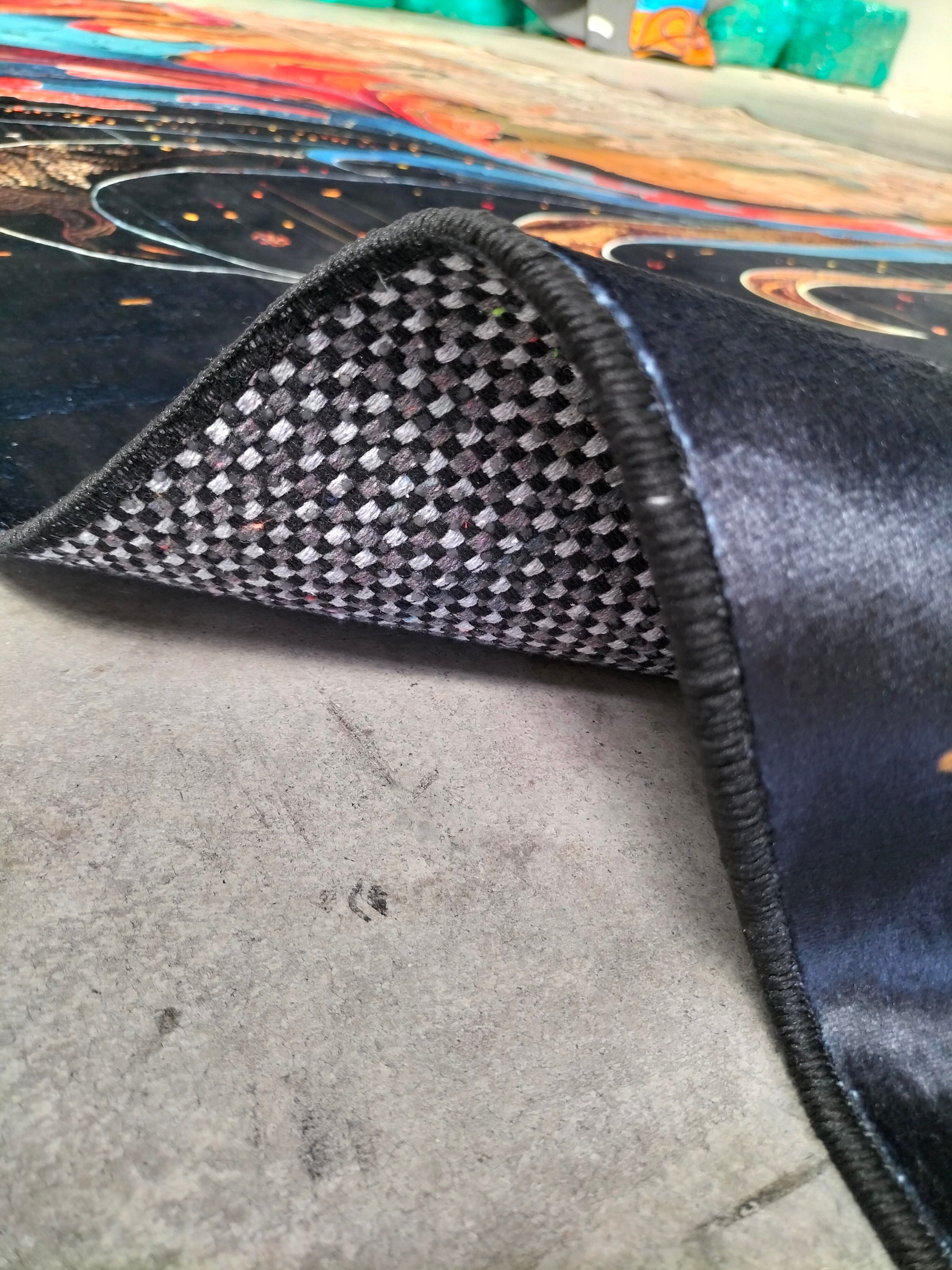 Abstract Music Rug, Music Art Rug, Music Store Rug, Music Notes Rug ...