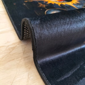 Celestial Pattern Moon and Flowers Runner, Celestial Rug, Celestial ...