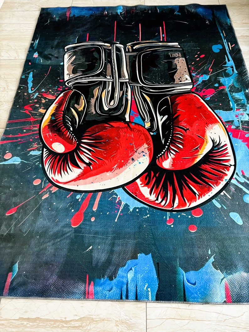 Dark Green Leaf Pattern Rug, Tropical Leaves Rug, Monstera Leaf Rug ...