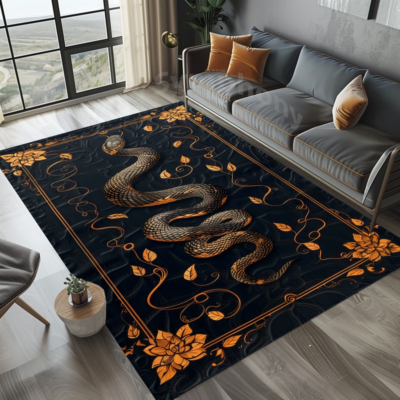 Snake Rug - Etsy