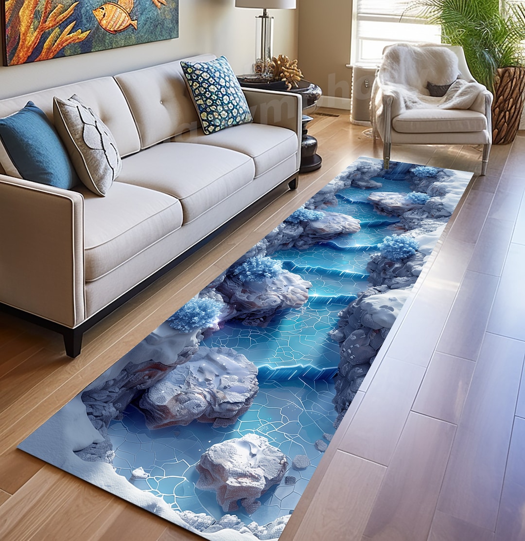 3D Look Stairs Rug, 3D Look Area Rug, 3D Looking Rug, Vortex Area Rug ...