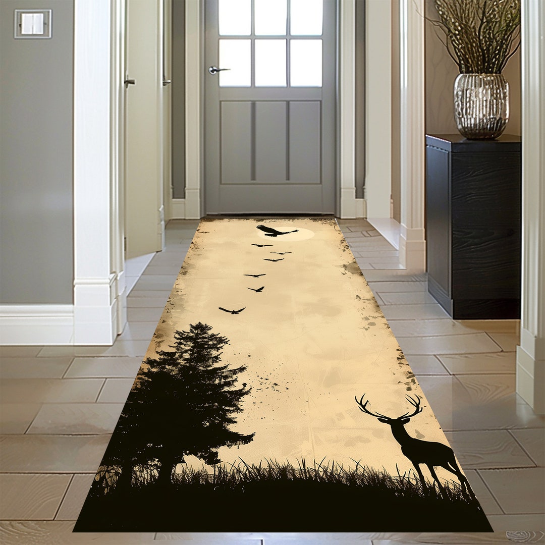 Wildlife Runner, Wildlife Rug, Wildlife Long Rug, Wildlife Area Rug ...