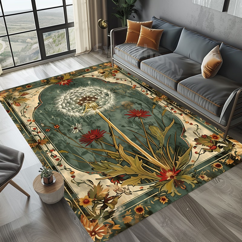 Dandelion Rug - Etsy