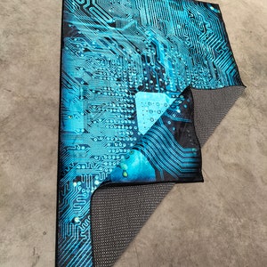 Mainboard Rug, Mainboard Pattern Rug, Computer Rug, Engineer Gift Rug ...