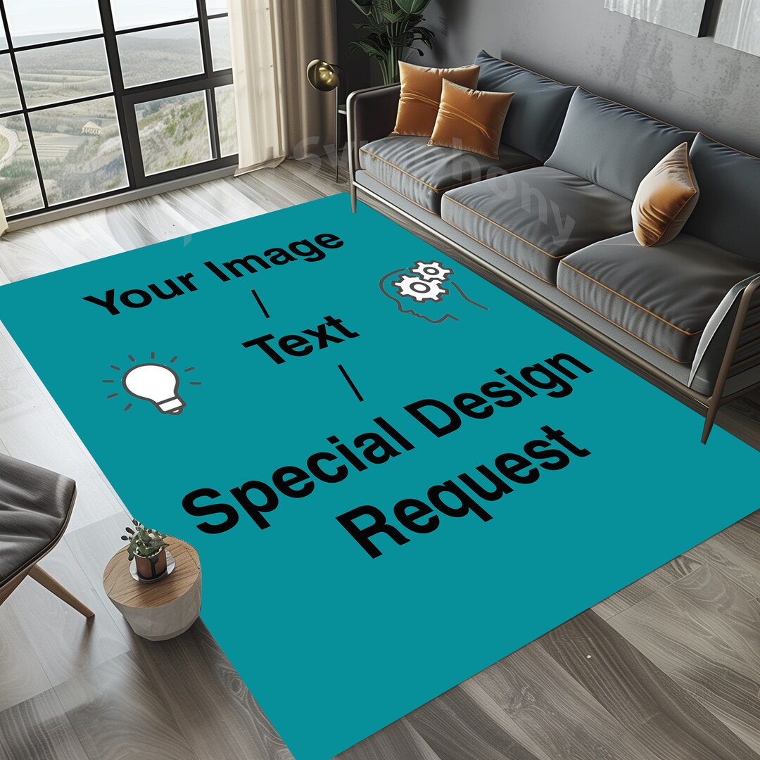 Custom Design Rug, Your Ideas Rug, Create Your Own Rug, Special Request ...