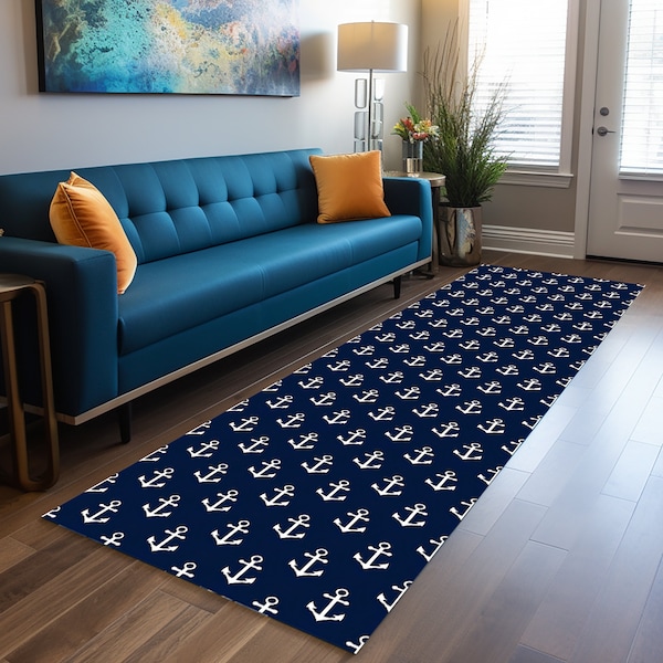 Navy Runner - Etsy