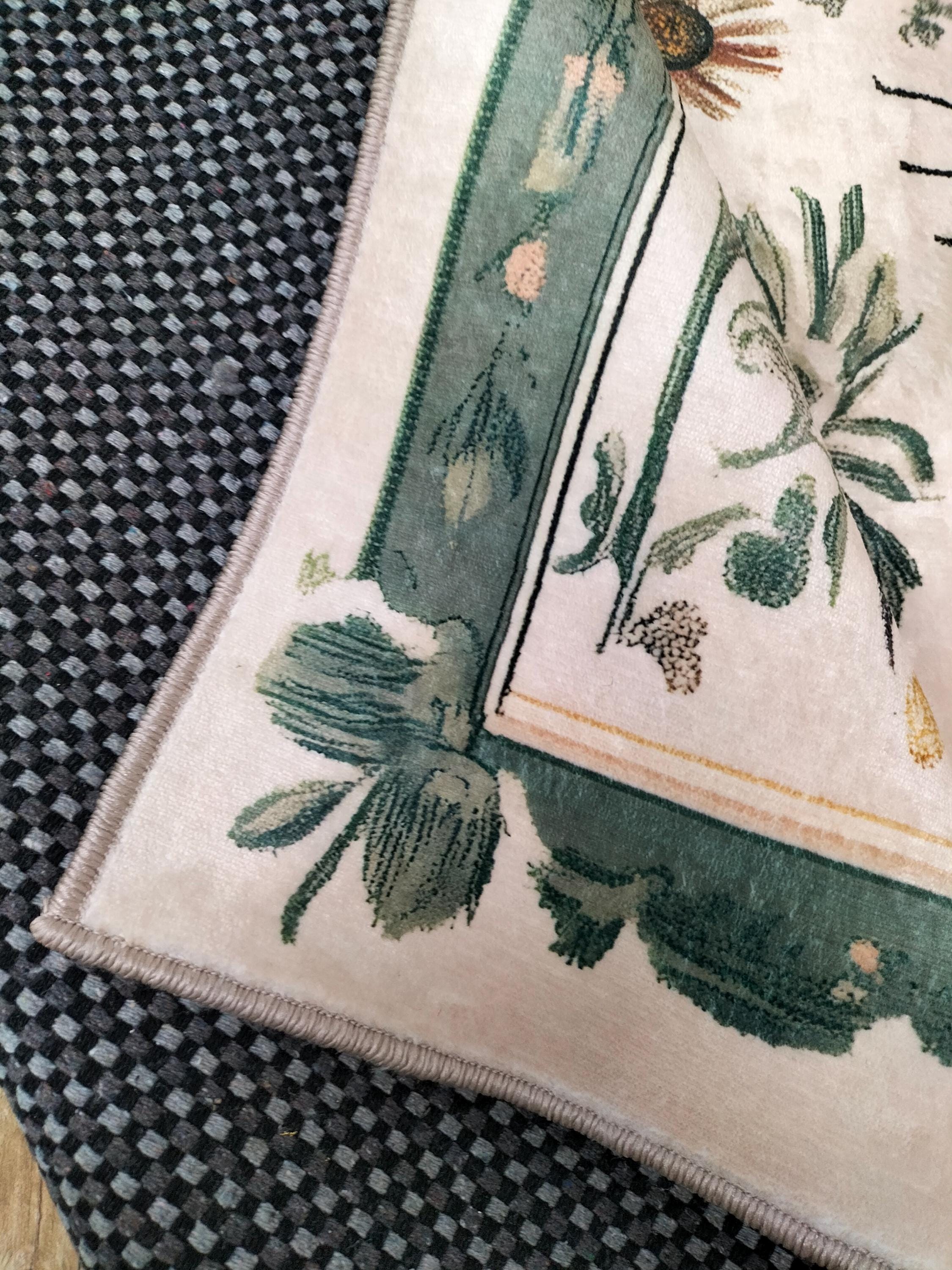 Insect Print Rug: Green & Yellow Beetle Pattern Area Rug - Etsy