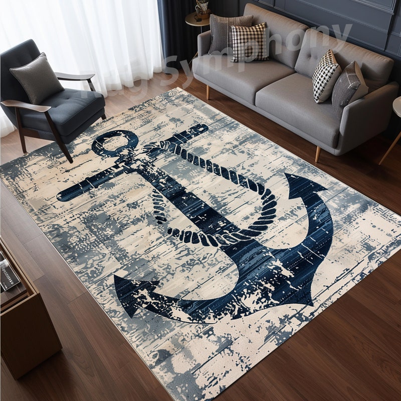 Nautical Rug - Etsy