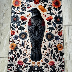 Rustic Fall Leaves Area Rug, Autumn Decor - Etsy