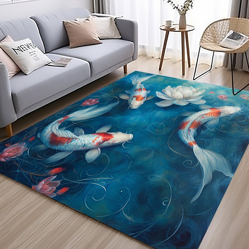 Area Rugs With Fish - Etsy