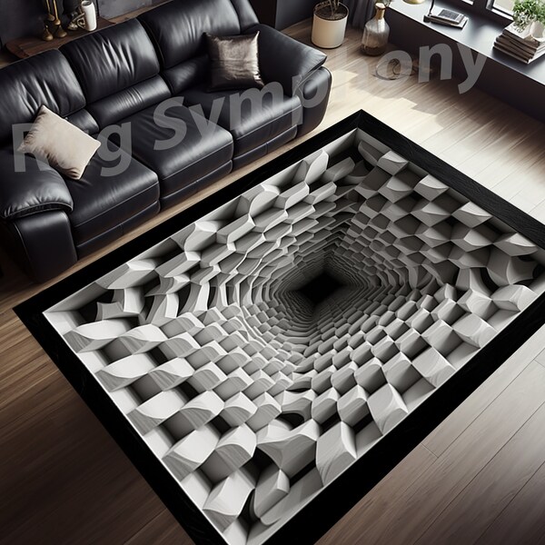 Optical Illusion Rugs - Etsy