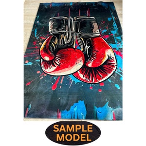 Koi Fish and Lilies Area Rug: Japanese Pond Design - Etsy