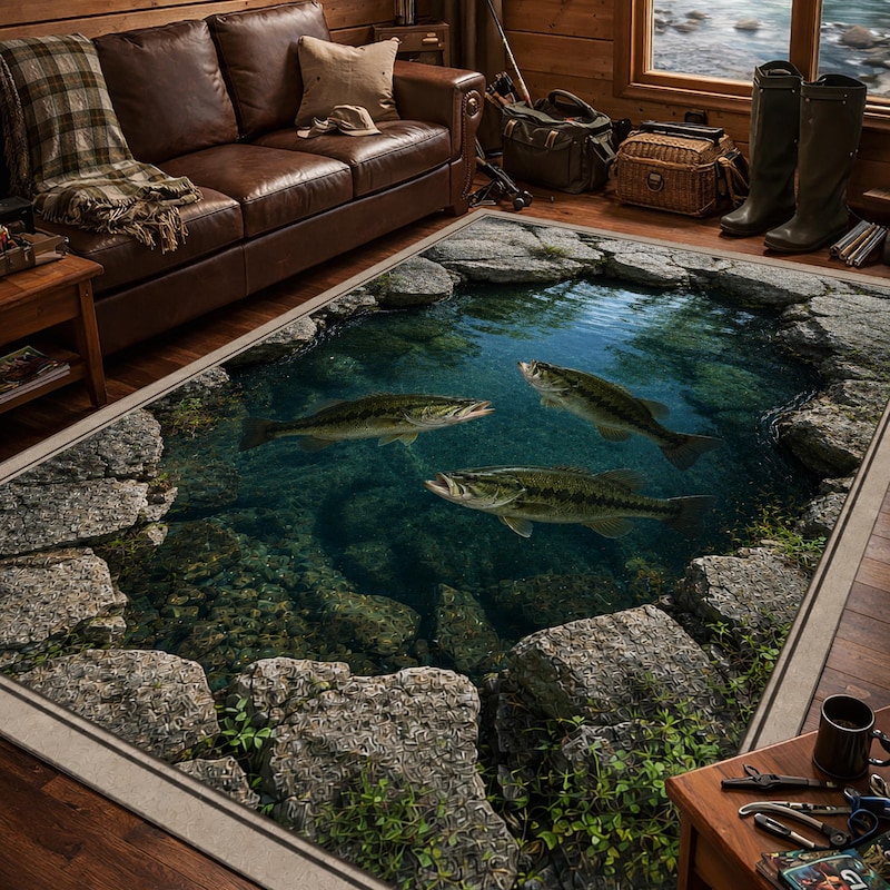 Fish Rug - Etsy