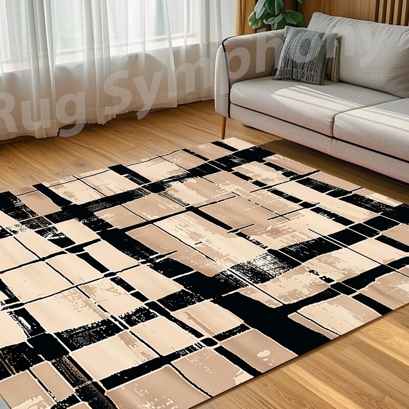 Geometric Rug - Etsy