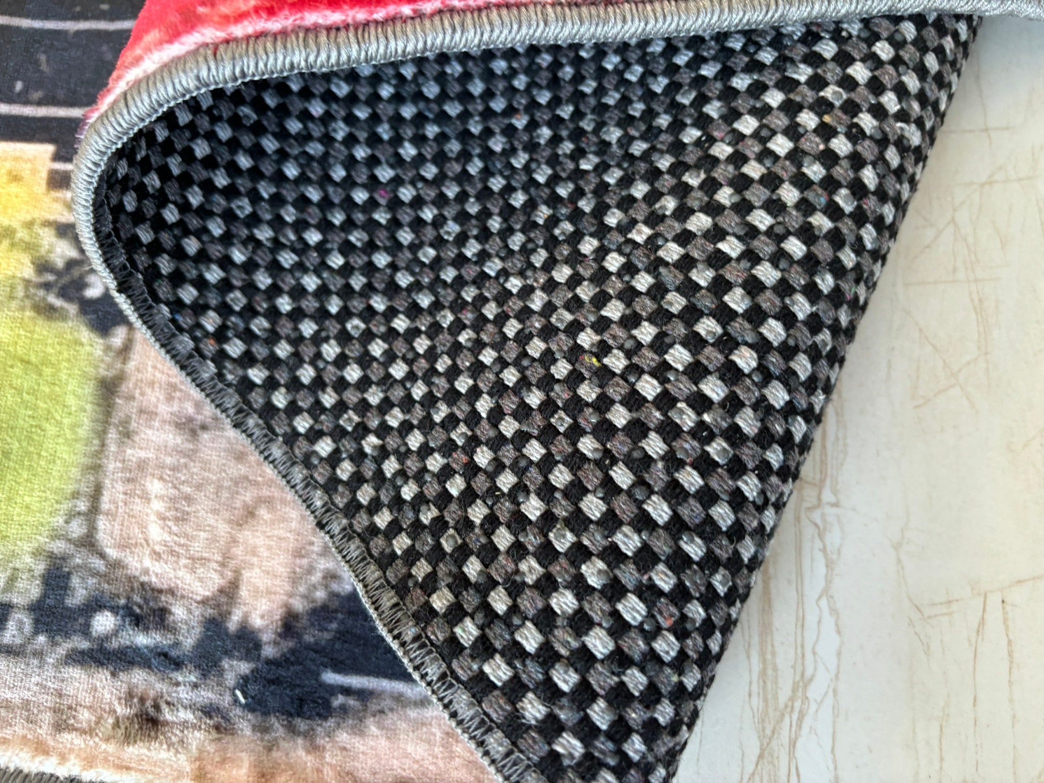 Rustic Fox Rug, Floral Fox Rug, Cute Fox Rug, Fox Rug, Girls Room Rug ...