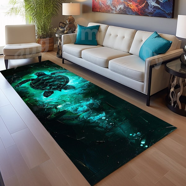 Turtle Runner Rug - Etsy
