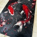 Koi Fish and Cherry Blossom Rug, Abstract Japanese Pattern Rug, Koi ...