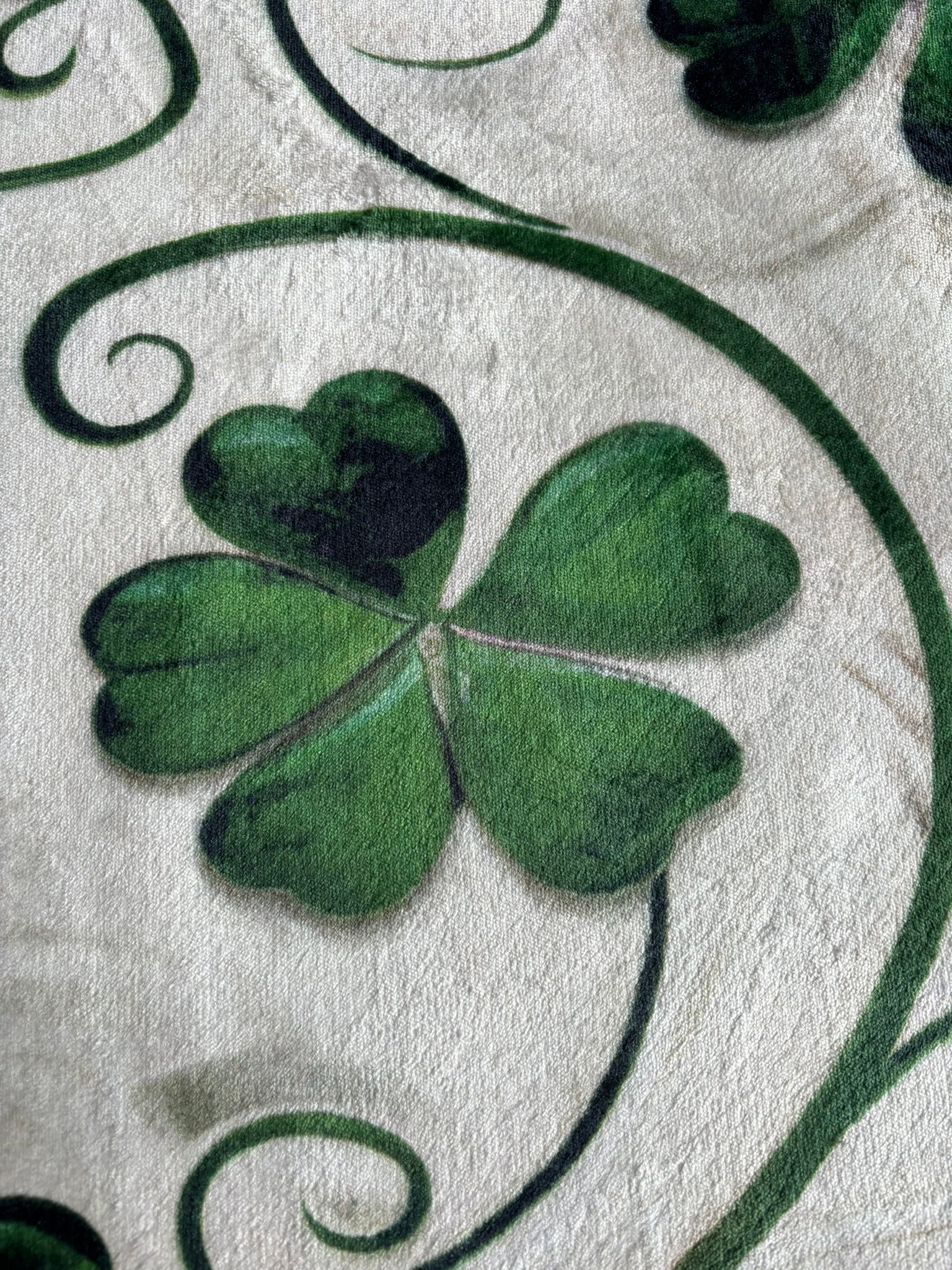Clover Irish Rug, Happy St Patrick's Day Rug, Irish Rug, Shamrock Rug ...