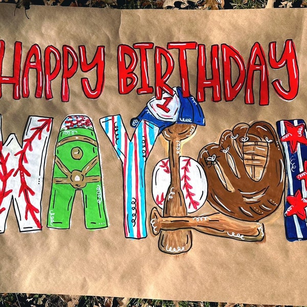 Painted Banner - Etsy