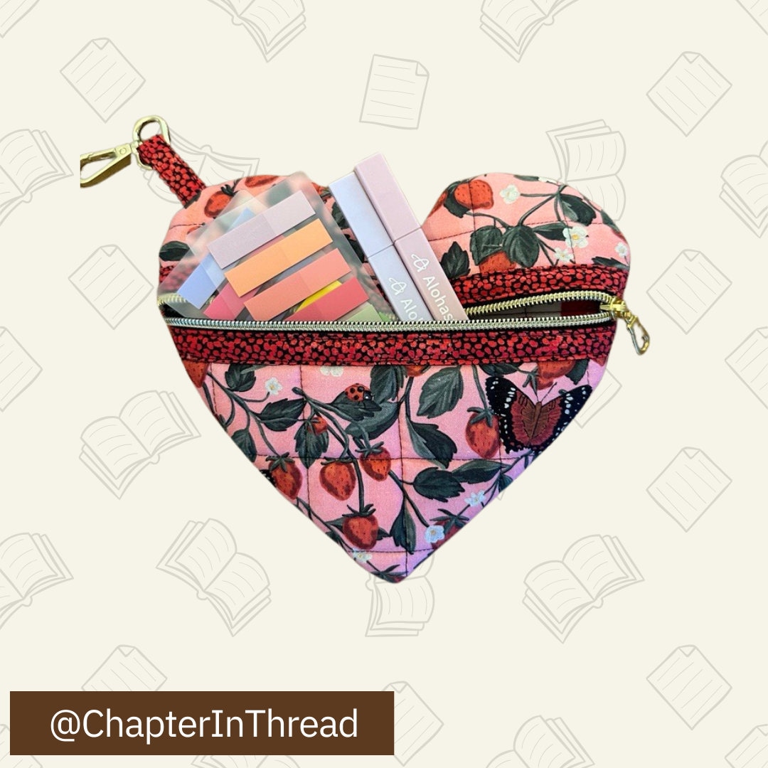 Heart Shaped Pouch - Holds Pens and Pencils, Annotation Supplies ...