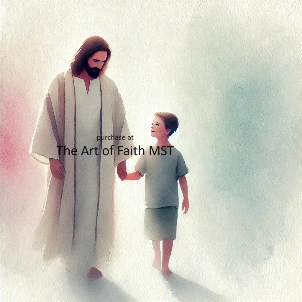 Guide Me – Jesus Christ and a Young Boy - Etsy
