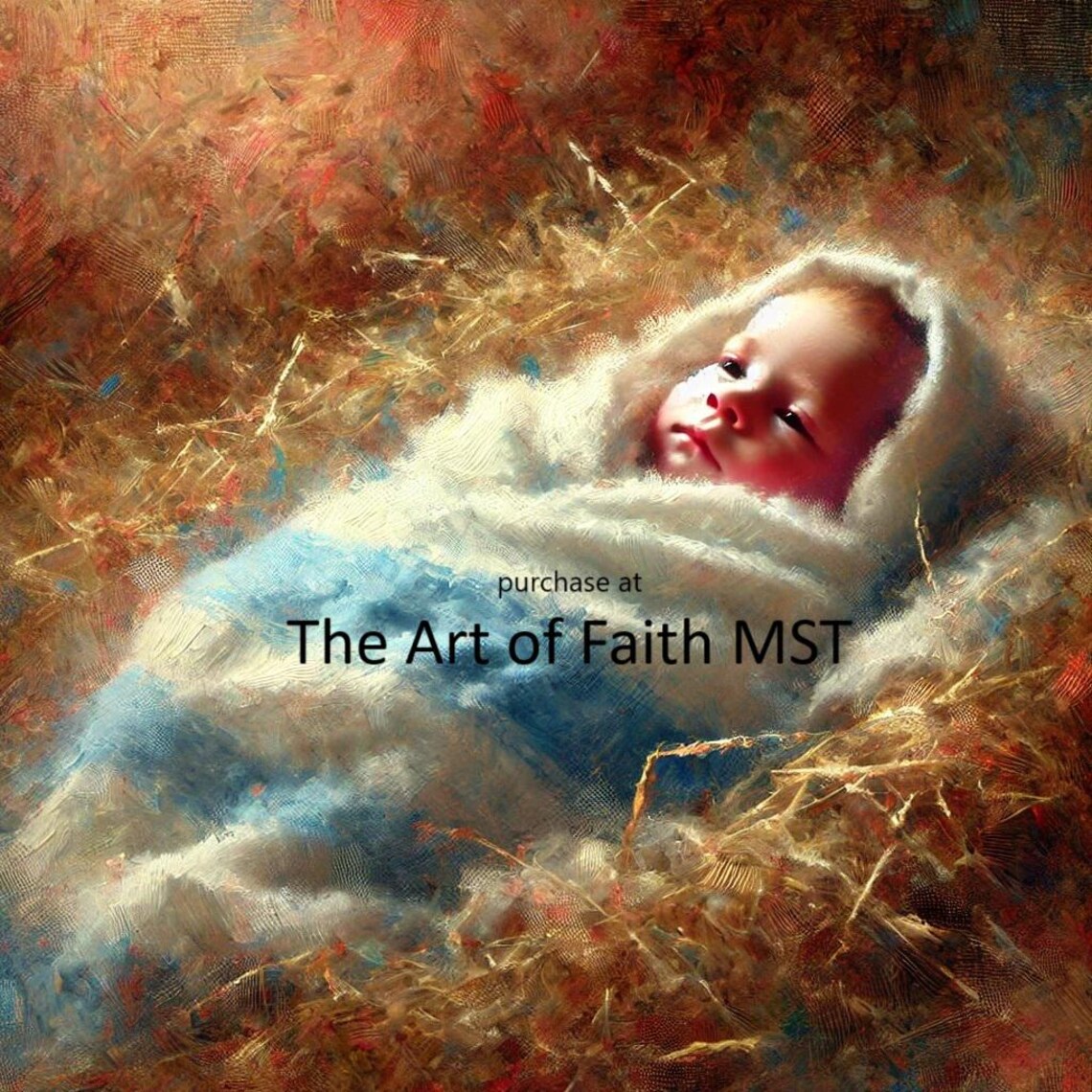 Here Am I, Send Me – Baby Jesus in a Manger - Etsy