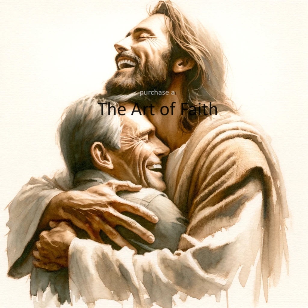 Well Done – Jesus Christ in a Welcoming Embrace of a Faithful Follower ...