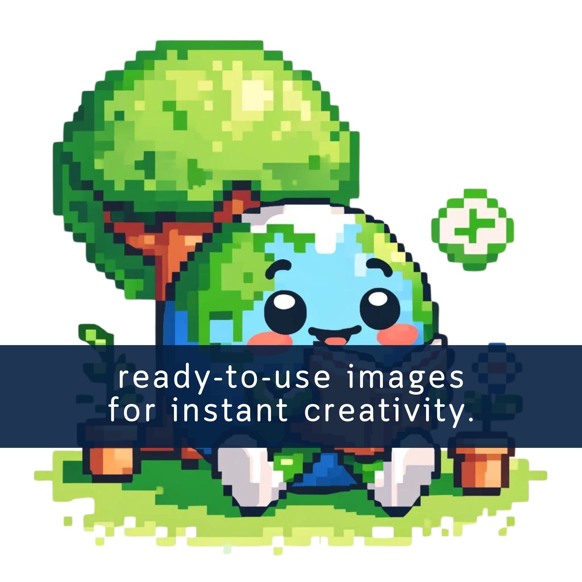 Pixel Cute Earth Clipart Watercolor Cute, Adorable Earth With Save the ...