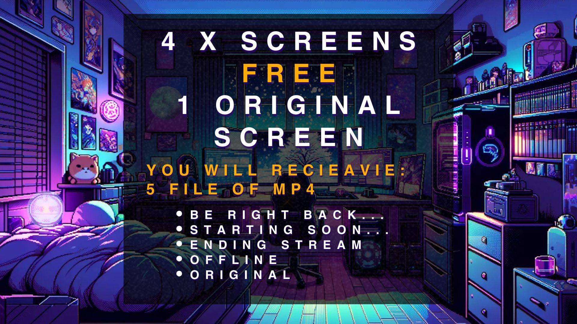 Animated Scene | Pixel Art Screens | Retro Room Winter View | 4 X ...