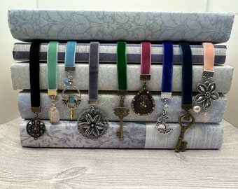 Ribbon Bookmark Velvet Ribbon Reader Gift Page Holder Cute Bookmark ...