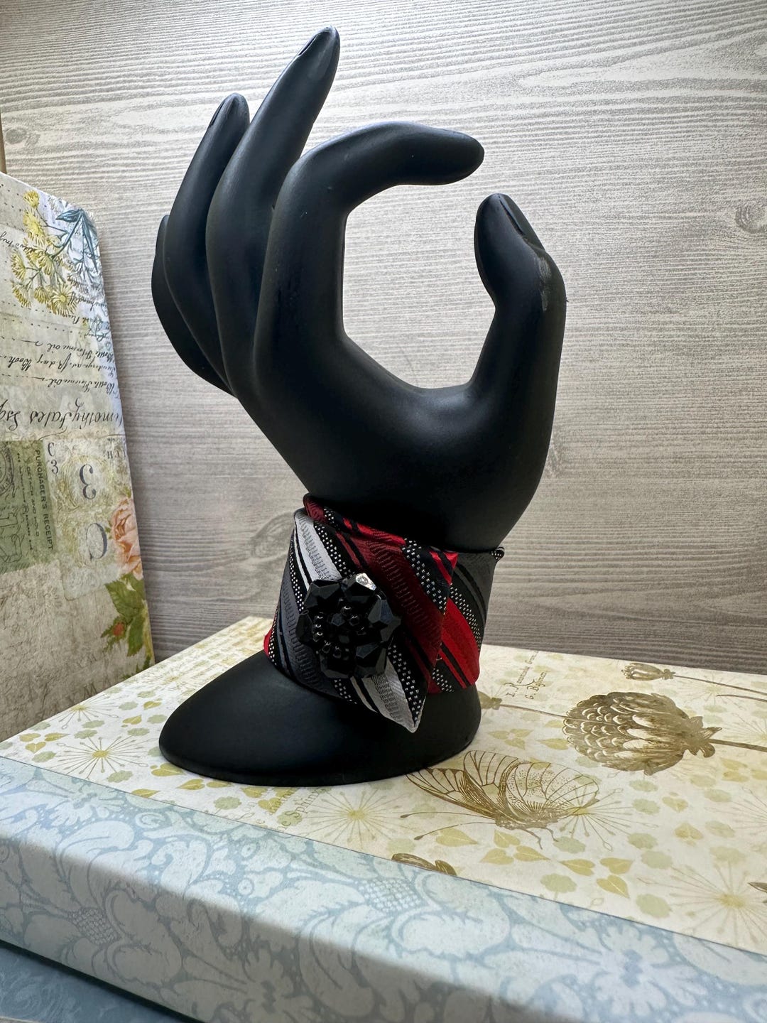 Unique Repurposed and Upcycled Tie Slap Cuff Bracelets, Stylish, Fun ...