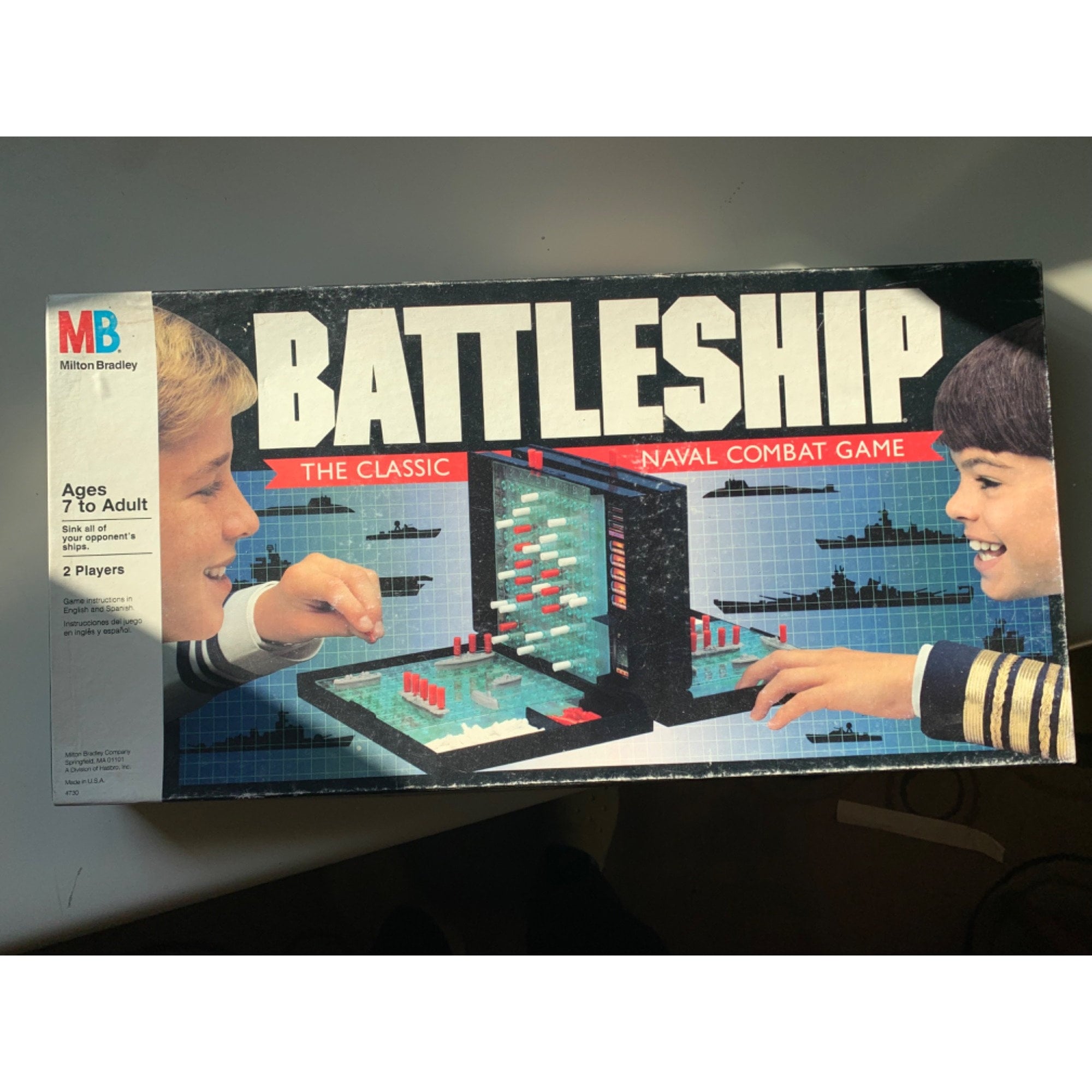 Battleship Classic Naval Combat Board Game 1990 Milton Bradley Game is ...