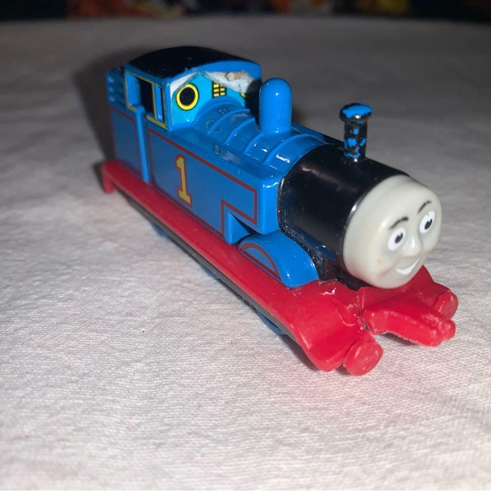Thomas the Tank Engine 1985 ERTL Thomas #1 Train Die Cast BRITT ...