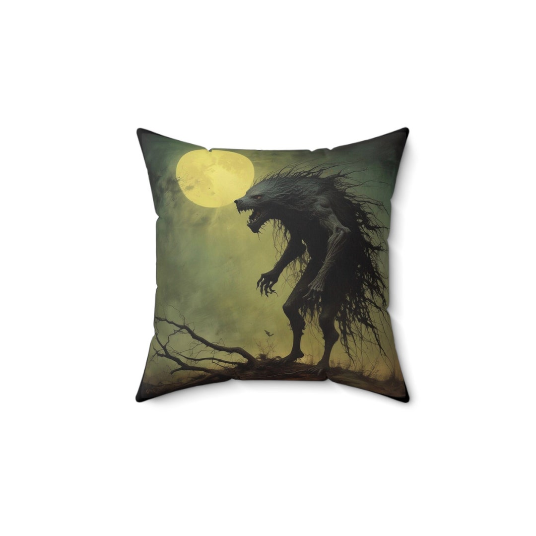 Ghoulish Werewolf Pillow: Halloween Decor - Etsy