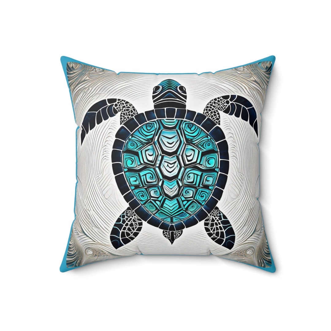 Sea Turtle Pillow Marine Turtle Collection Set Item 4 of 5 Free ...