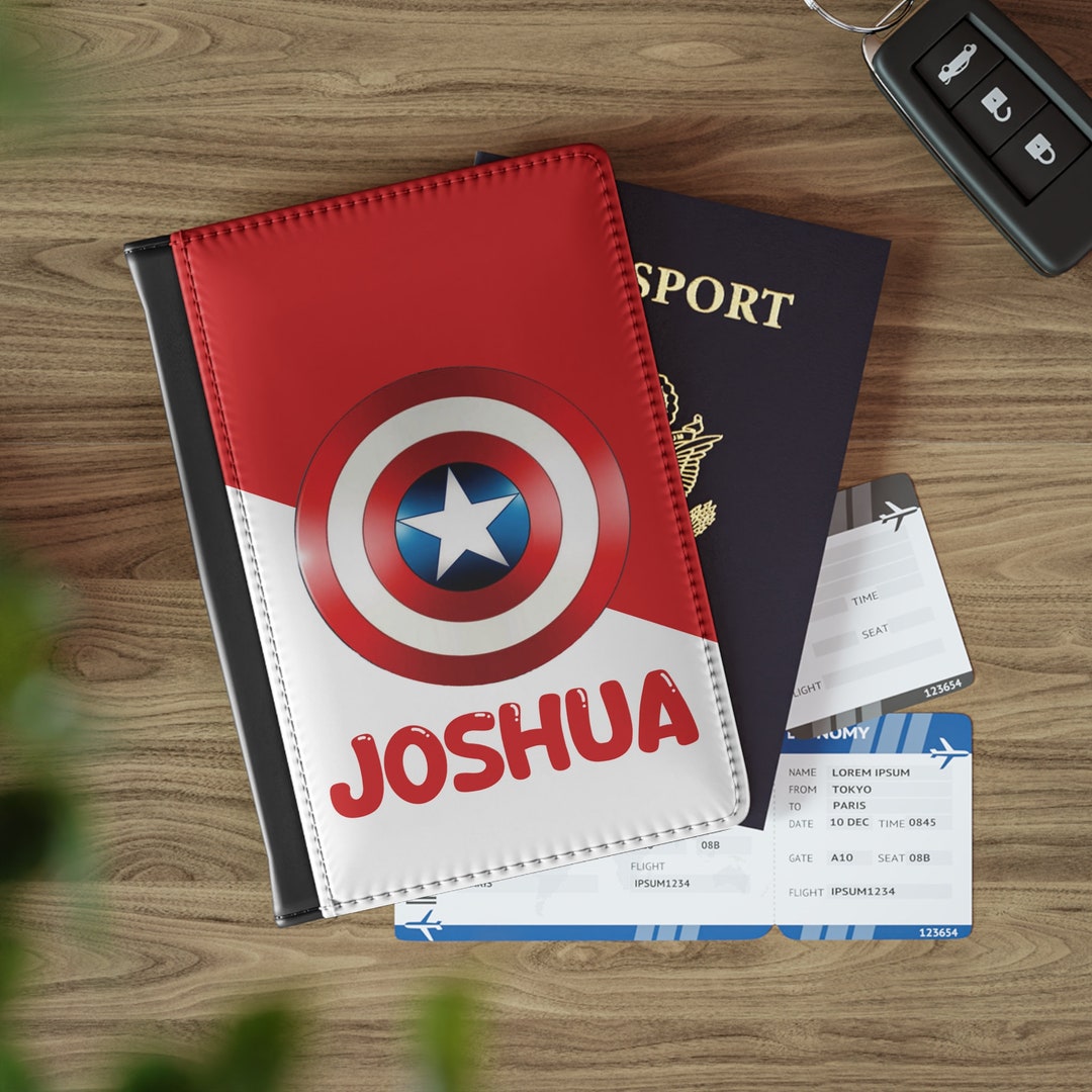 Cartoon Passport Cover for Kids, Personalized Passport Case, Cute Cover ...
