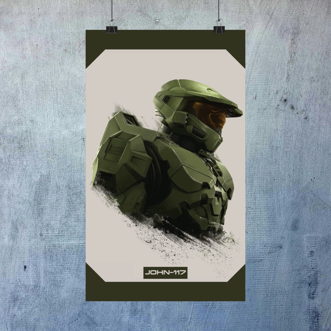 Master Chief Petty Officer John-117 Matte Vertical Poster, Pablo ...