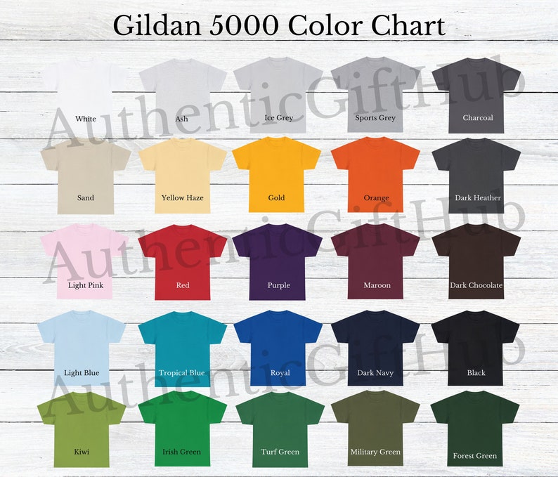 Gilden 5000 Size and Chart Guide Mp4+jpg - Etsy