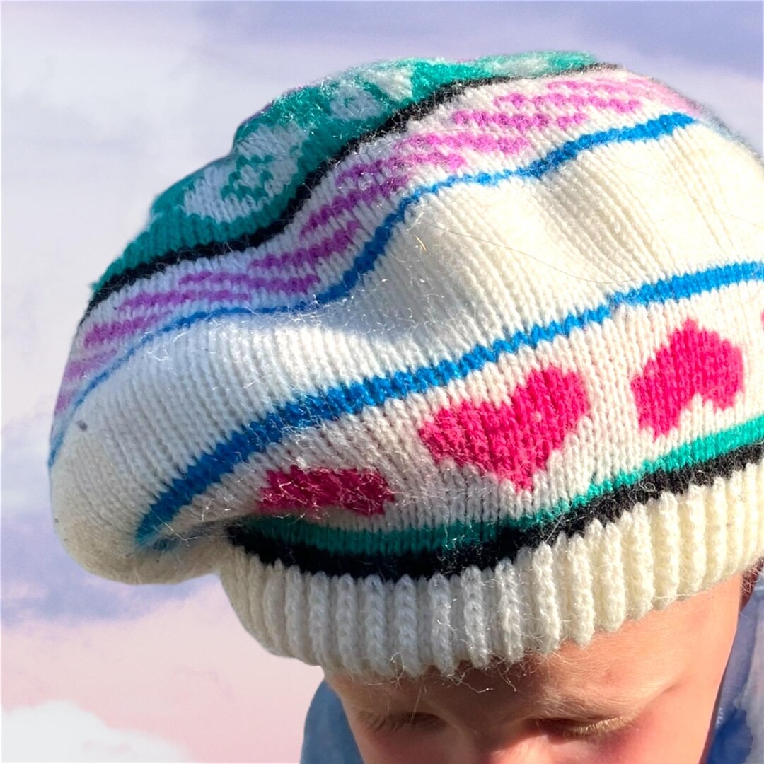 Vintage Winter Hat Hanes Her Way Kids - Etsy