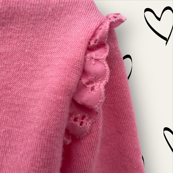 Vintage 80s Baby Sweater Pink Cuckoo Clock with Heart… - Gem