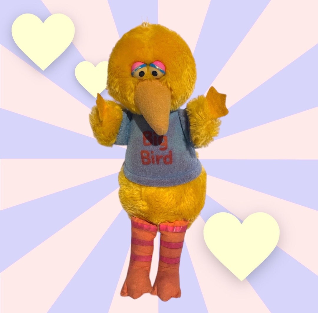 1983 Vintage 9" Big Bird Stuffed Animal Plush Toy Doll - Etsy