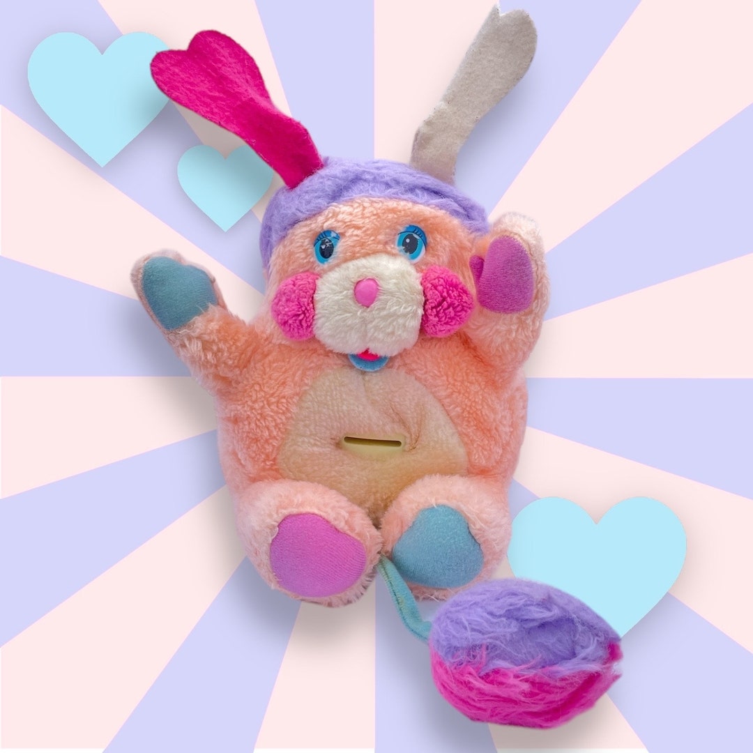 Vintage Penny Popples 1986 Plush Bank Stuffed Animal With Stopper - Etsy