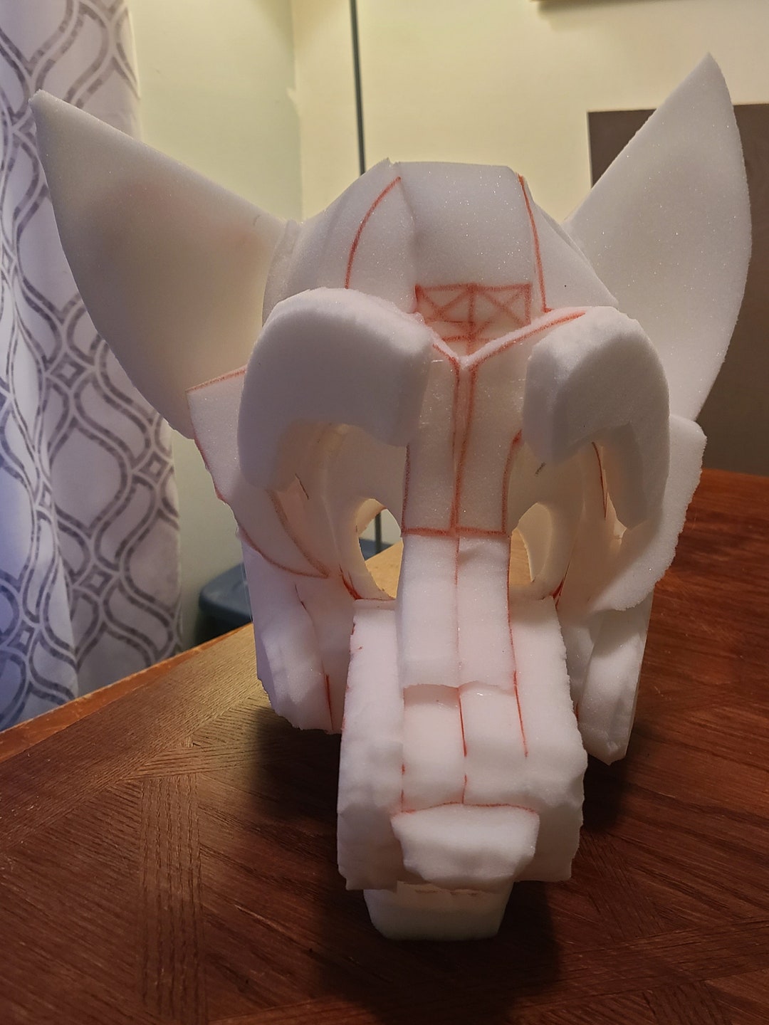 2 Fox Fursuit Head Bases - Finish With Your Favorite Fabric **NEW LOWER ...