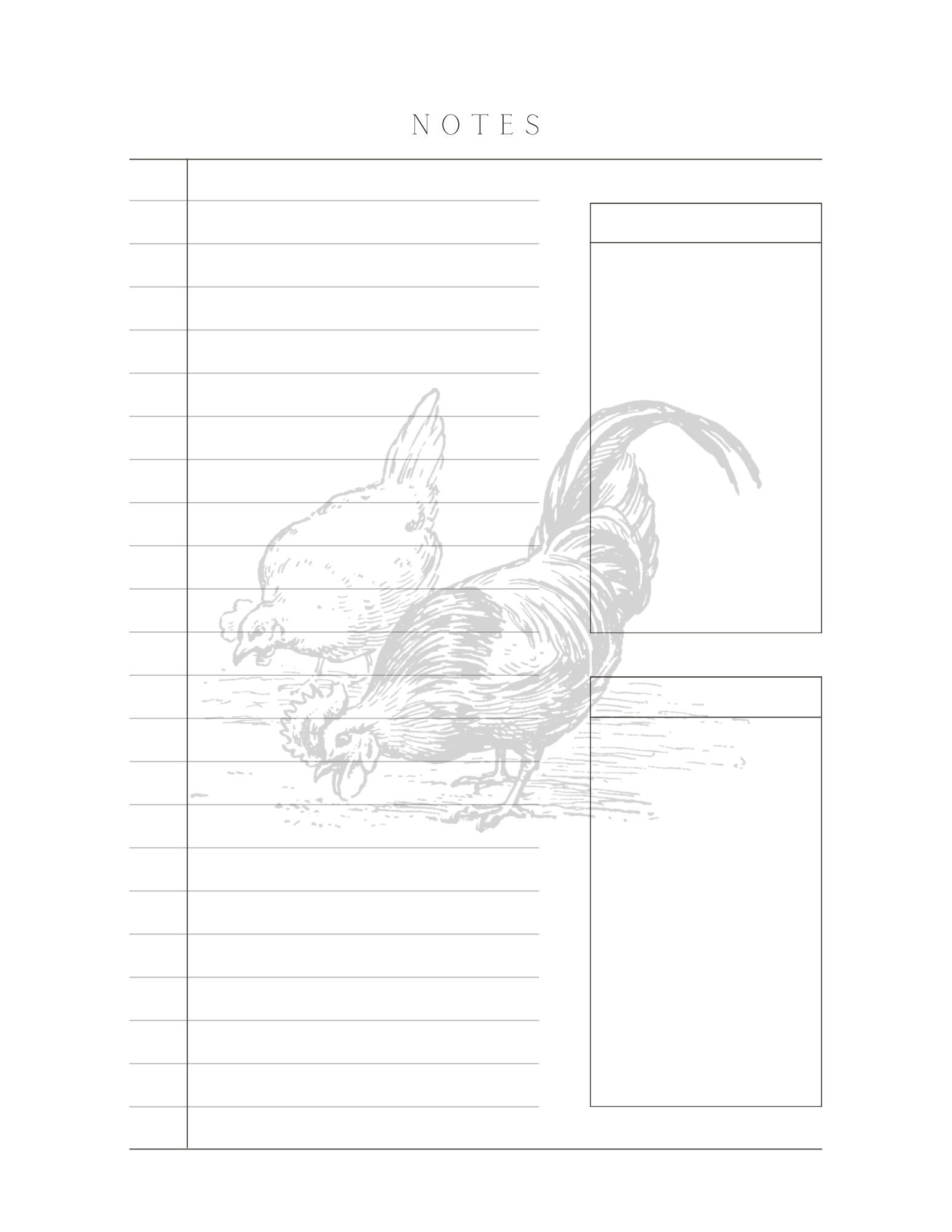 Digital Download Egg Production Charts, Monthly, Yearly and a Notes ...
