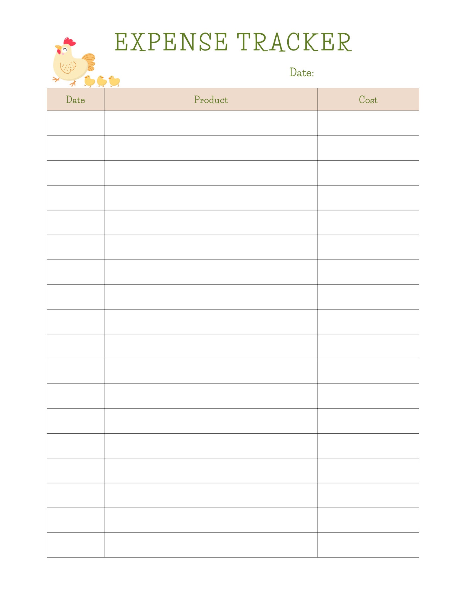 Homestead Record Keeping, Egg Chart, Digital Download, Chicken ...