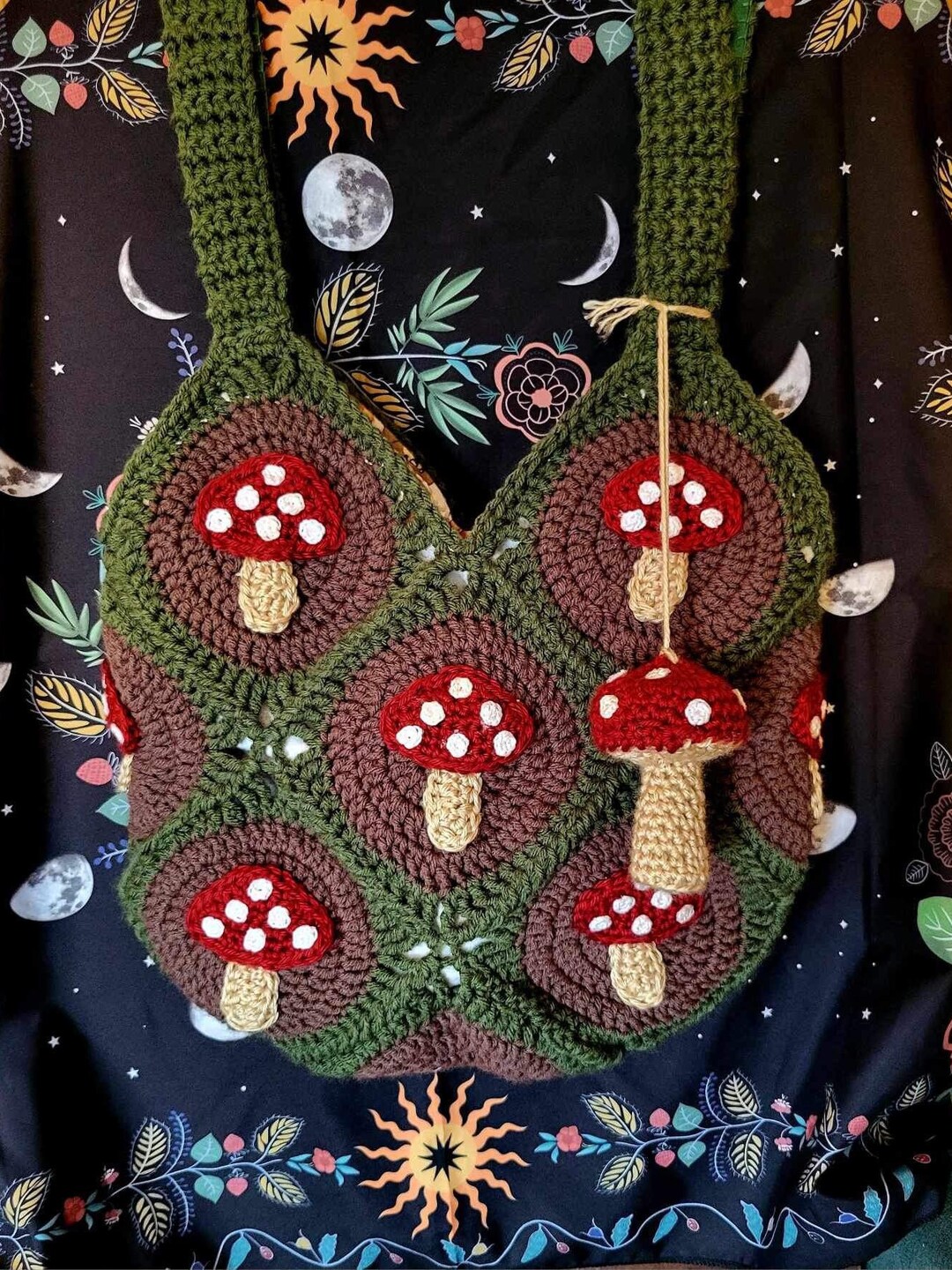 Mushroom Purse Bag Cottagecore Crochet - Etsy
