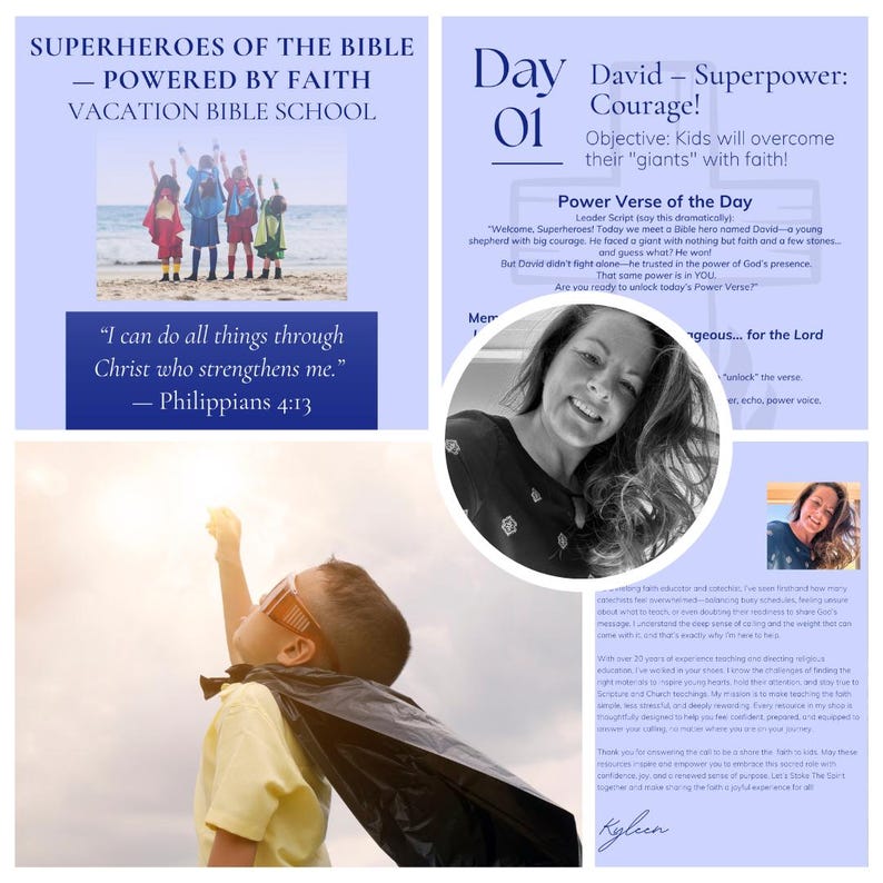 Superhero Bible VBS Curriculum: Faith-based Lessons, Crafts, Games ...