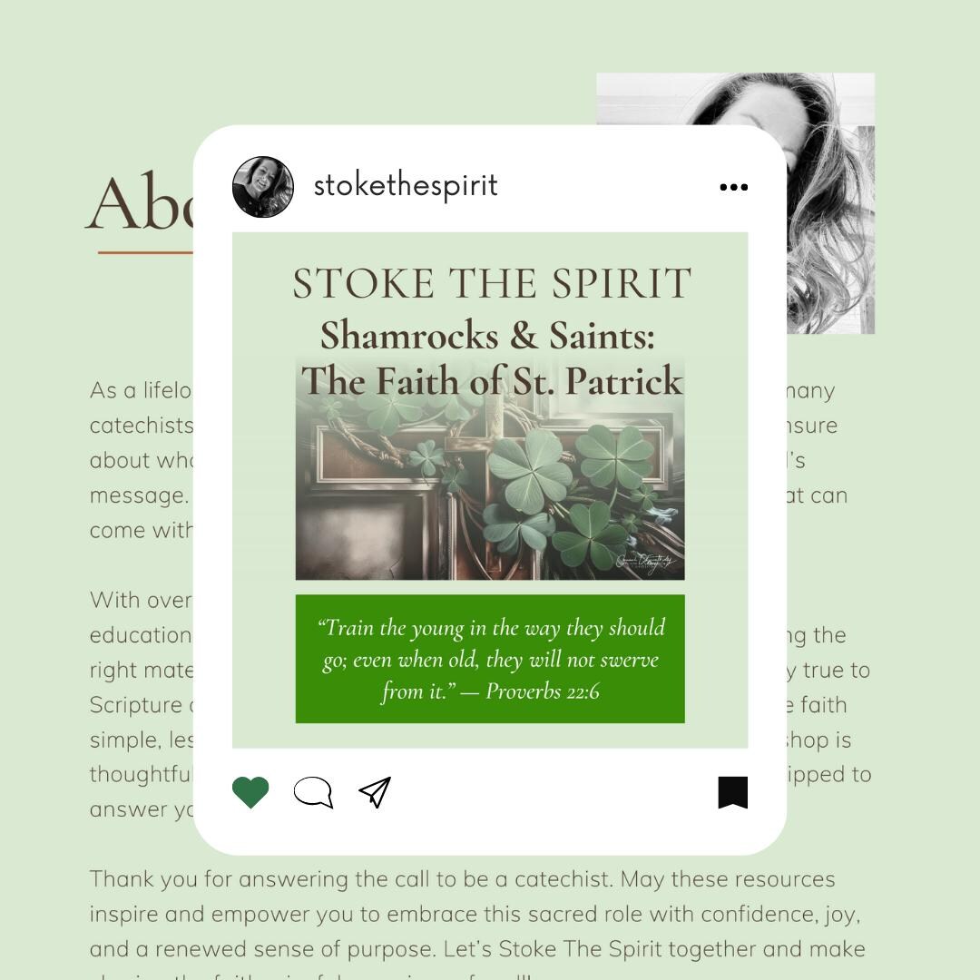 St. Patrick's Day Catholic Lesson Plan: Faith-based Printable (instant ...
